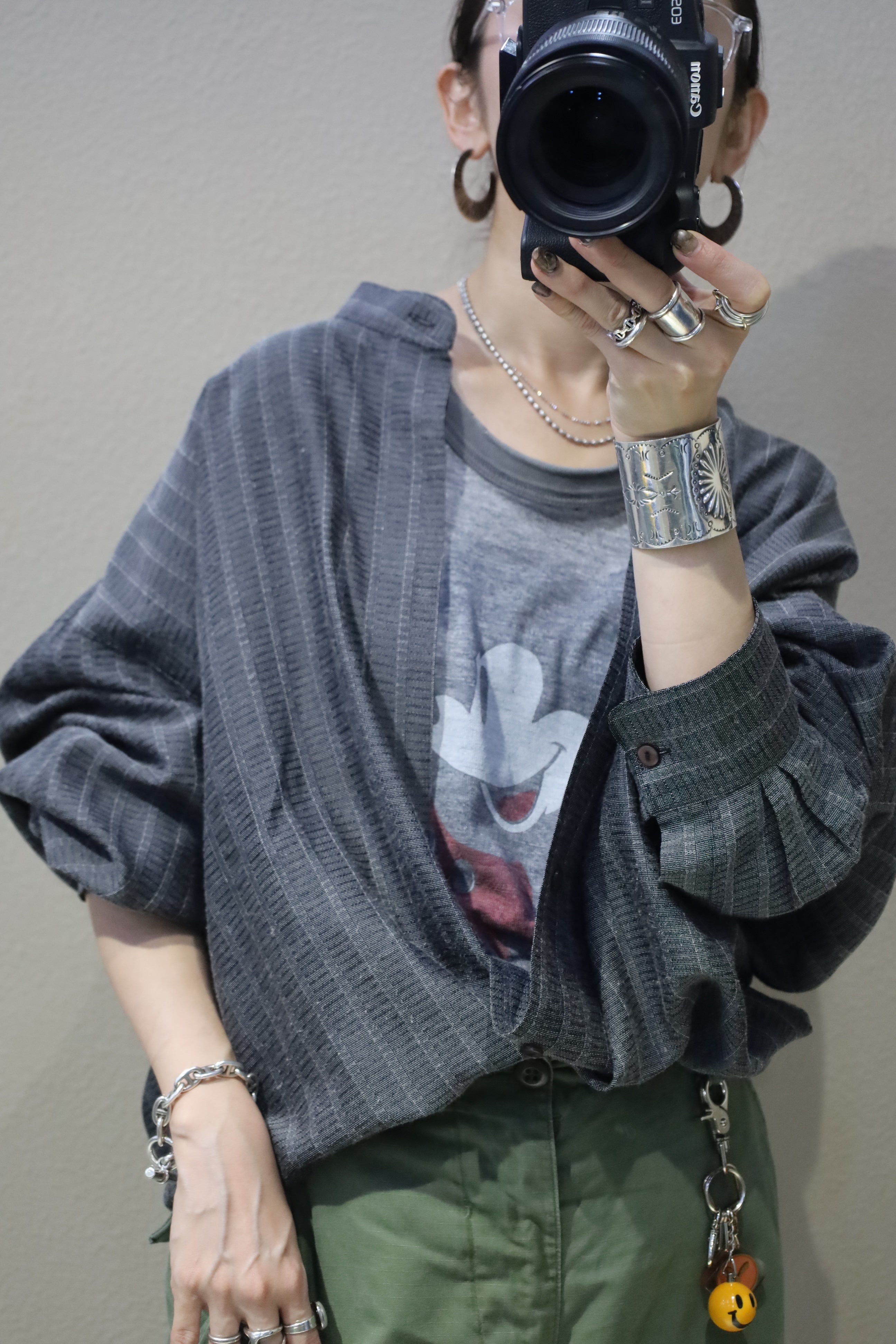 A719 / 1990's OLD ELLIOTT Band Collar Shirt – HOWIE CLOTHING